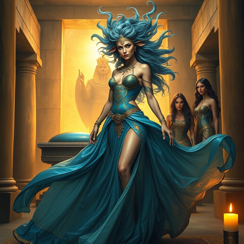 Magic age #23 - Majestic Tantica Shakti Goddess Confronts An...