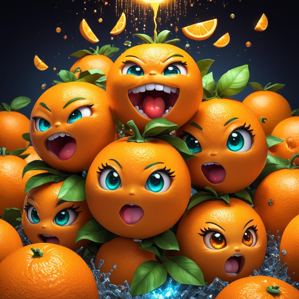 Orange squash ! - AI Generated Artwork - NightCafe Creator
