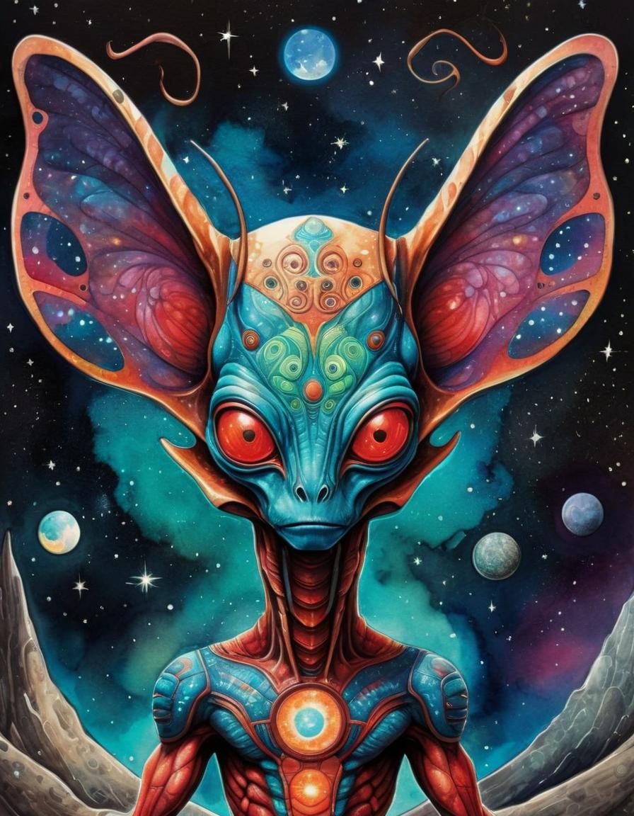 Creatures of the Planet Mars 3 - Ethereal Martian Creature ...