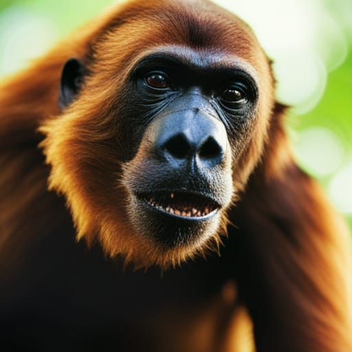 howler monkey - AI Generated Artwork - NightCafe Creator