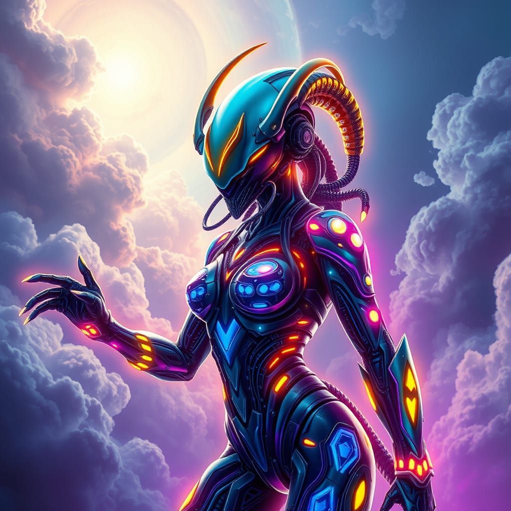 8 Bit xenomorphic woman - 8 Bit xenomorphic woman