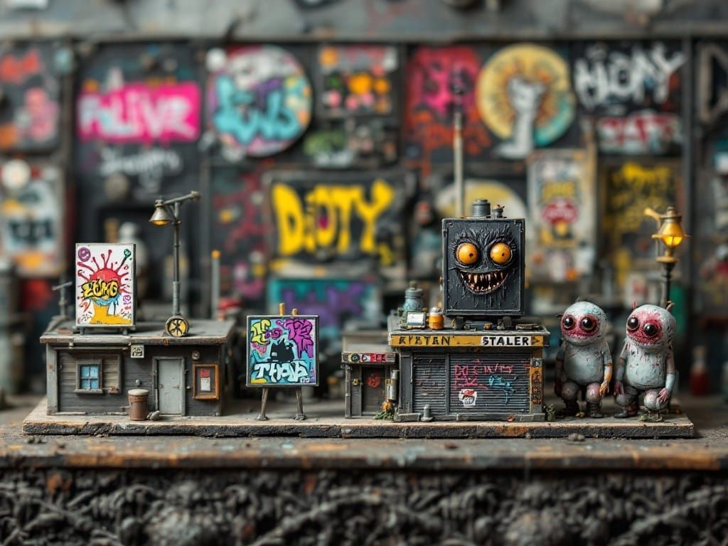 Miniature Mesonoxian City Suffering from Urban Angst and Oscillation of ...