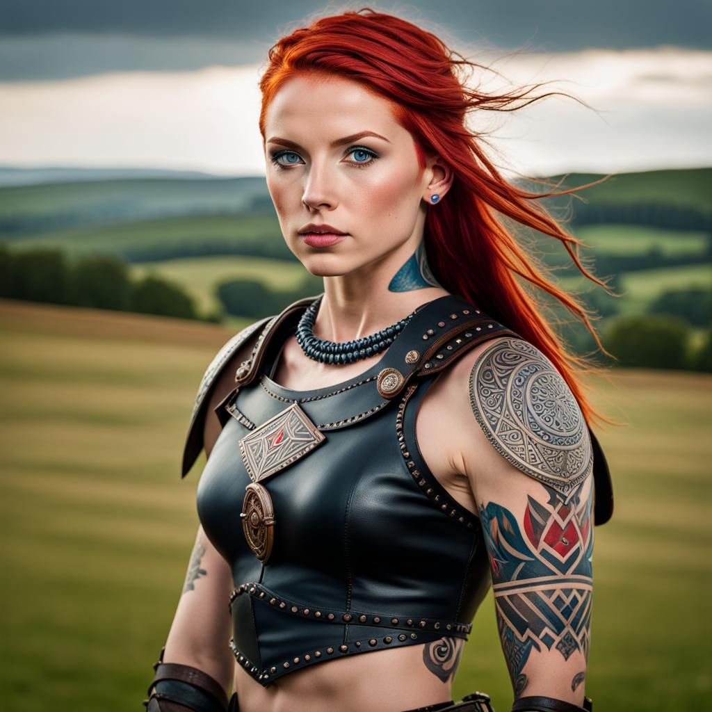 Anglo-Saxon Amazon II - AI Generated Artwork - NightCafe Creator