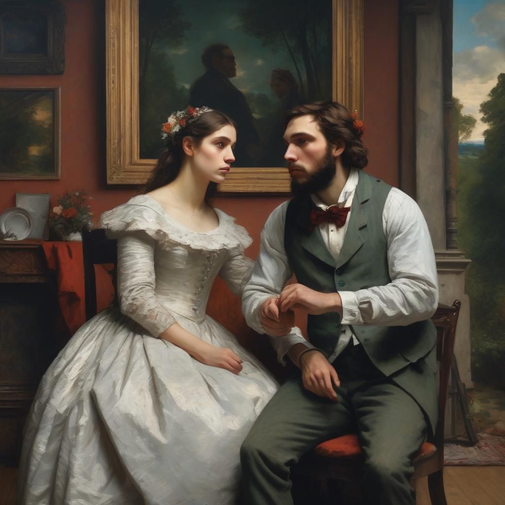 The Bride and Groom - AI Generated Artwork - NightCafe Creator