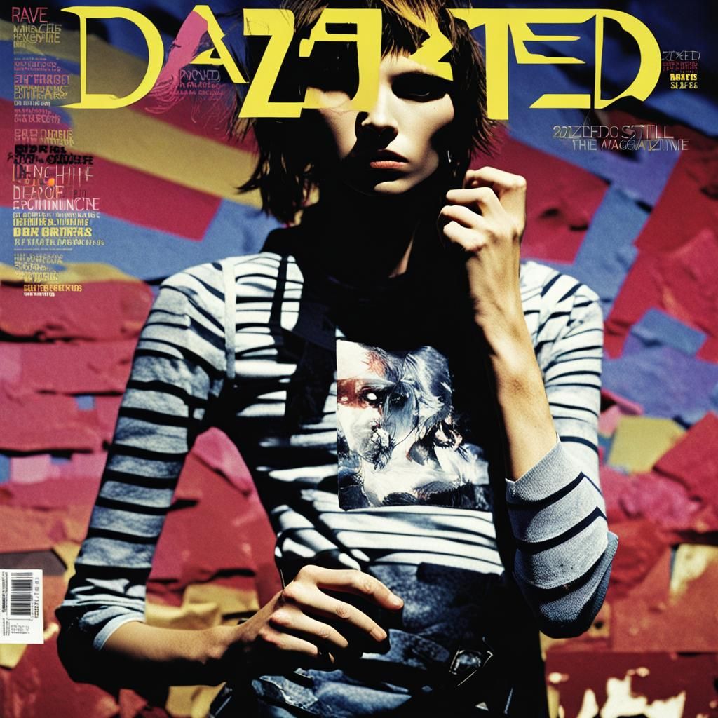 2007, Dazed magazine, Face magazine cover shot in grungy fashion ...