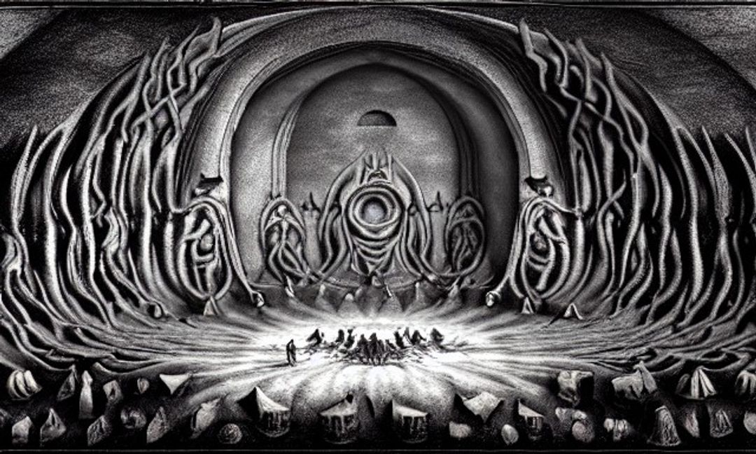 Ninth Circle of Hell from Dante's Inferno - AI Generated Artwork - NightCafe Creator