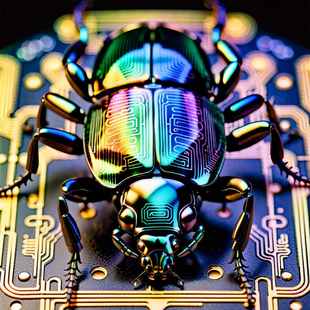 Cyber Bug - AI Generated Artwork - NightCafe Creator