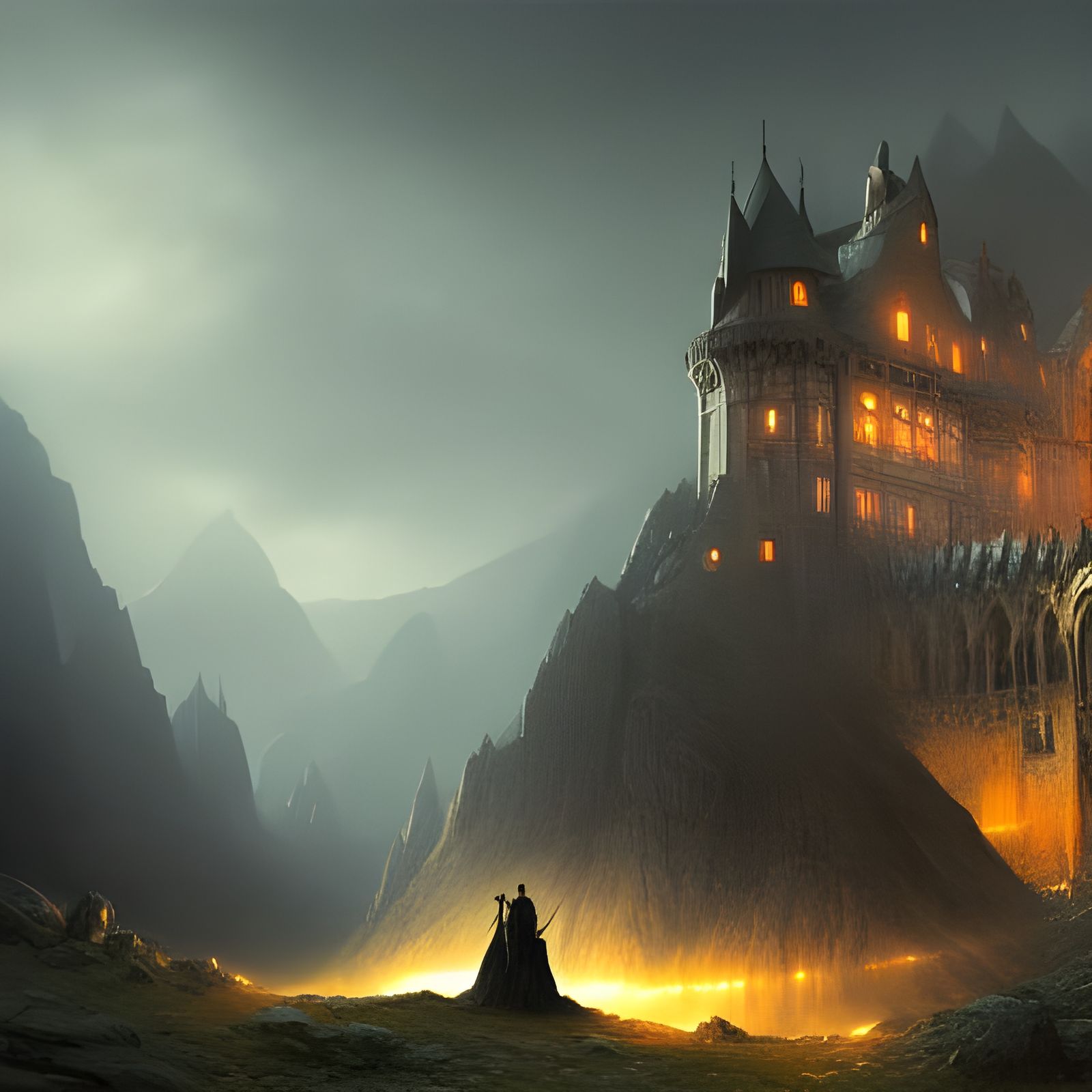 The Gothic Castle - AI Generated Artwork - NightCafe Creator