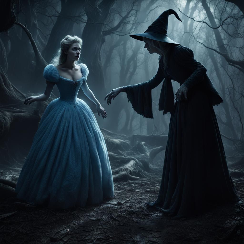Cinderella seeks help from a creepy ghostly witch instead of a fairy ...