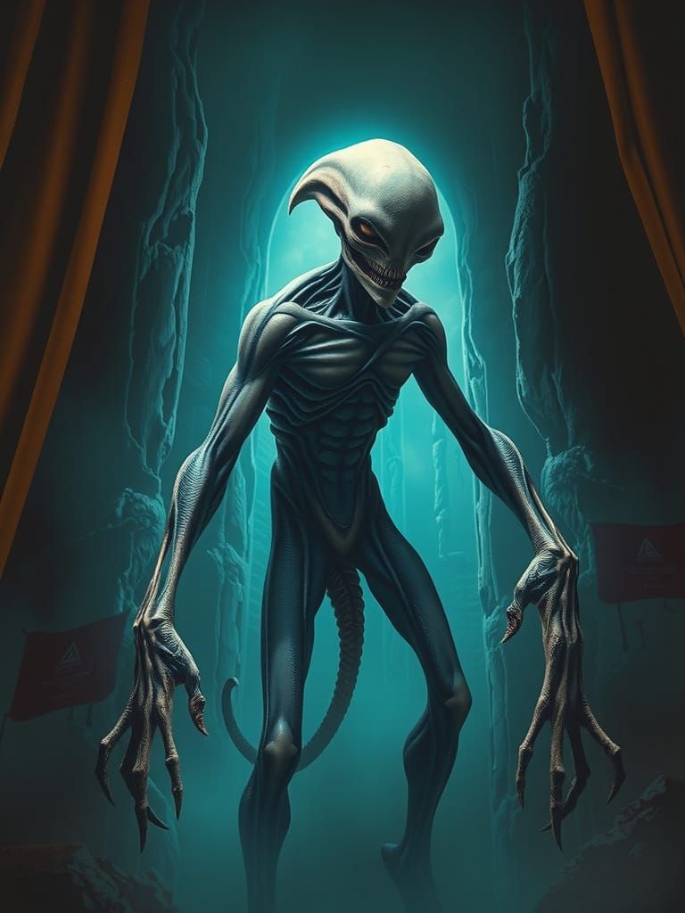 Ethereal Horror from Ancient Realms - AI Art