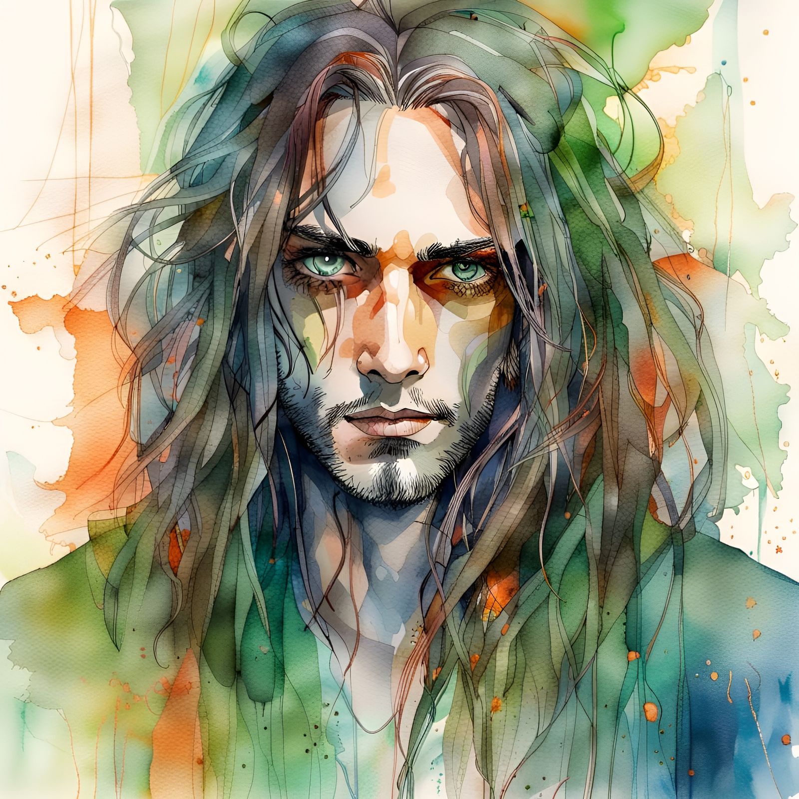 Male Portrait - AI Generated Artwork - NightCafe Creator