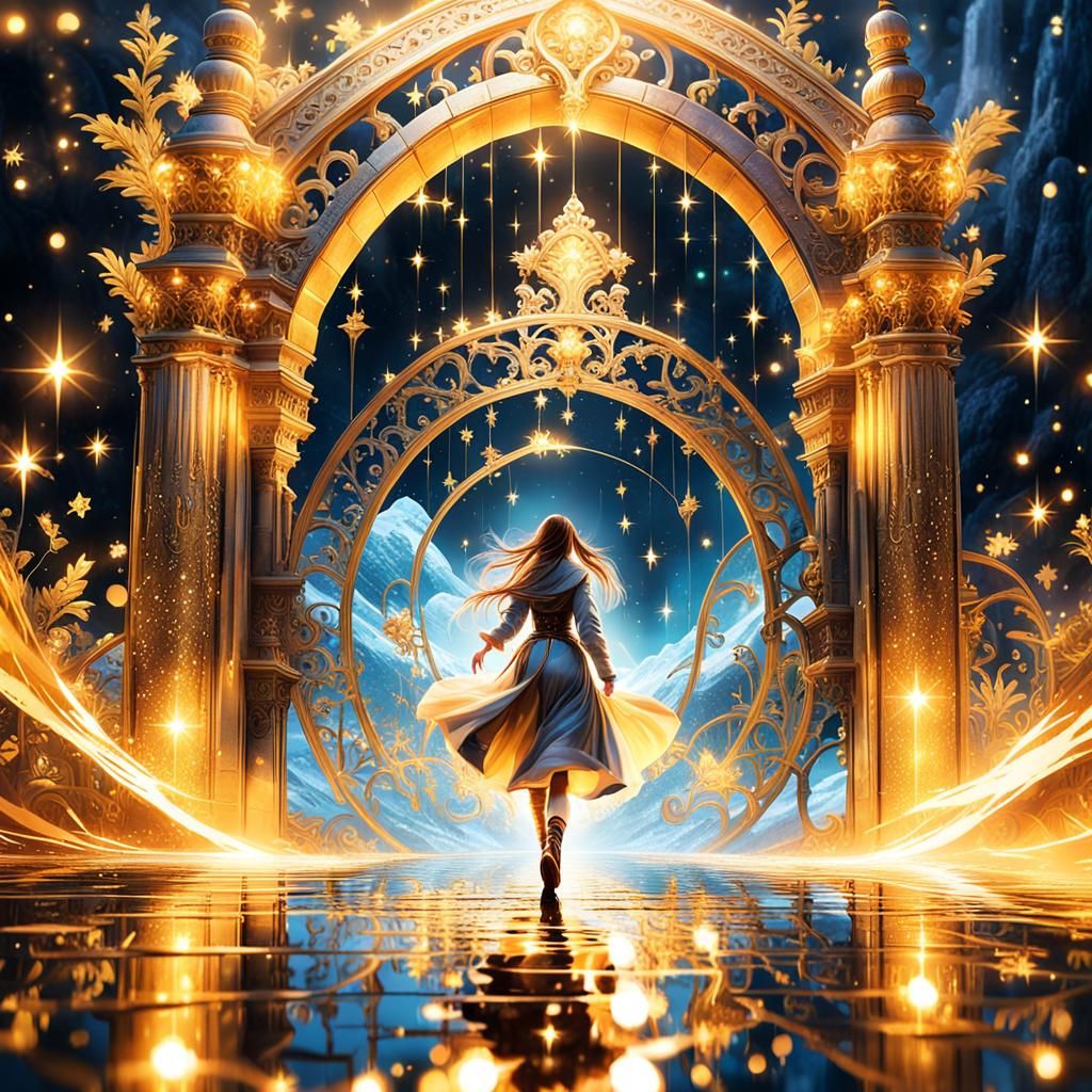 Epic Magical Entrance - AI Generated Artwork - NightCafe Creator