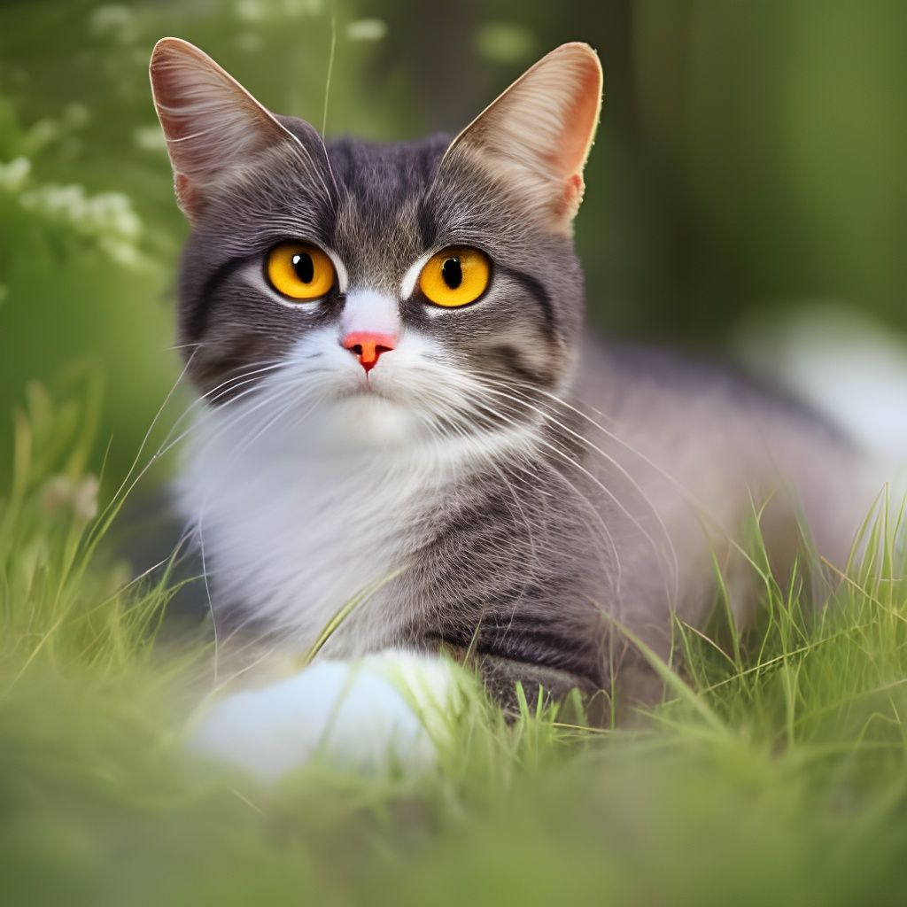 realistic cat (evolved) - AI Generated Artwork - NightCafe Creator