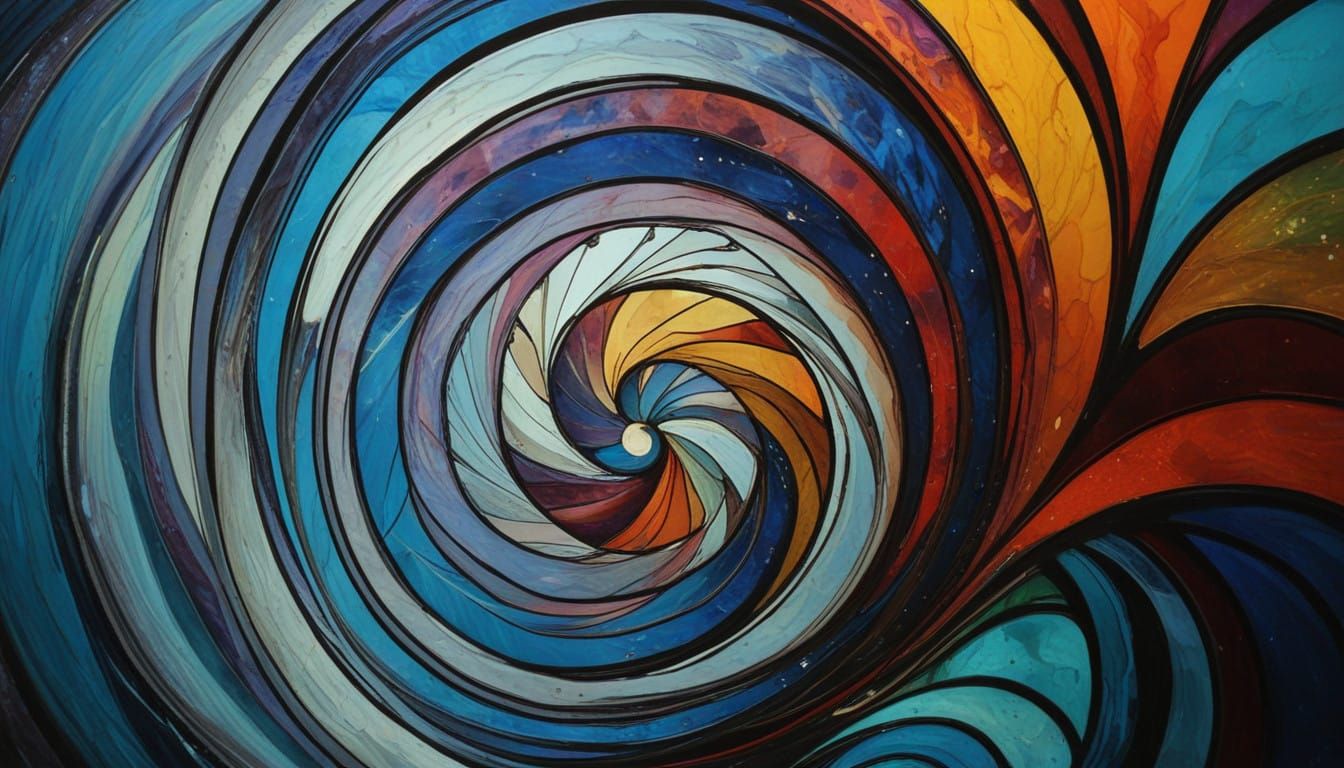 Swirling plasma Astrosphere - Vibrant Cosmic Dreamscapes in ...