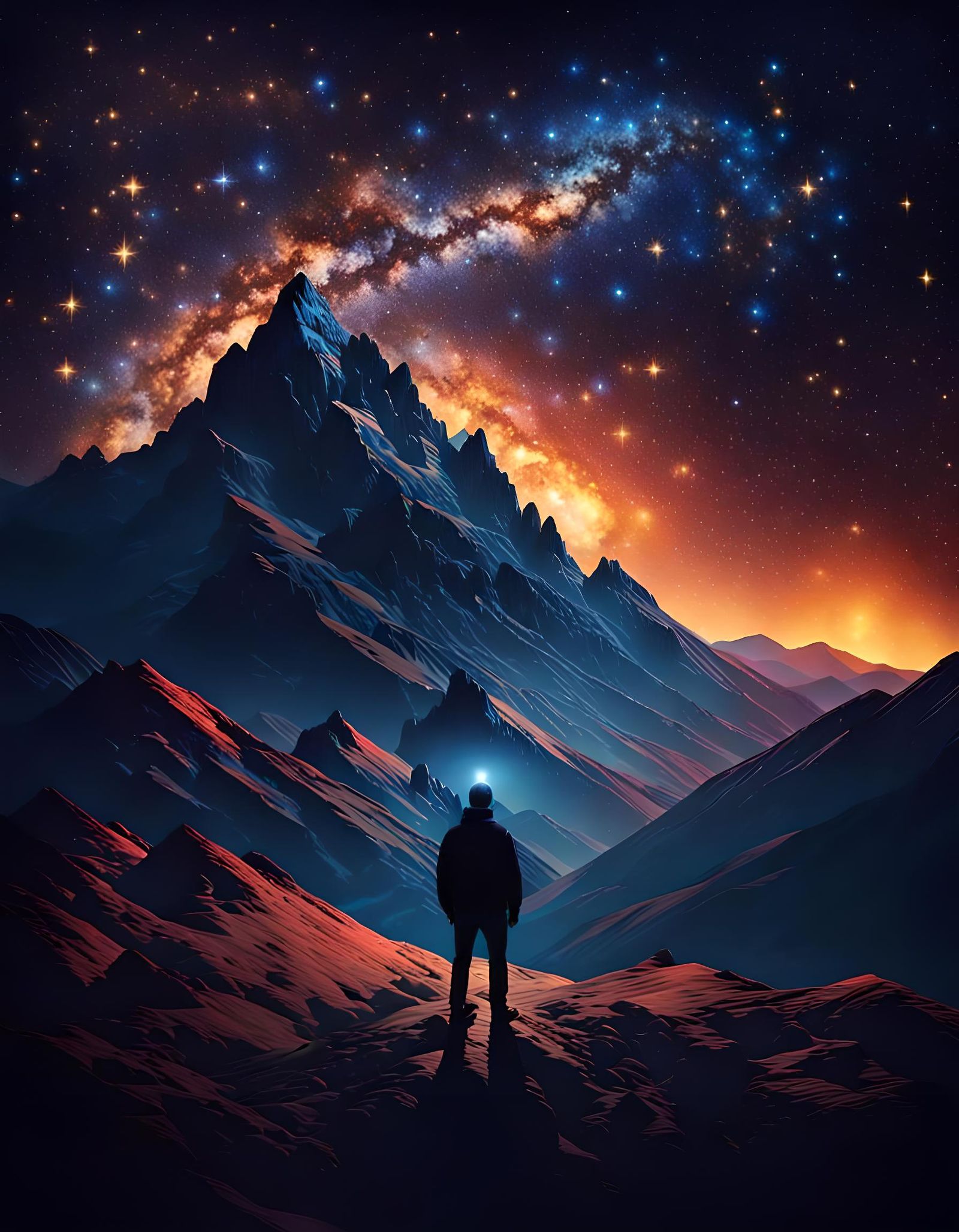 Starry night - AI Generated Artwork - NightCafe Creator