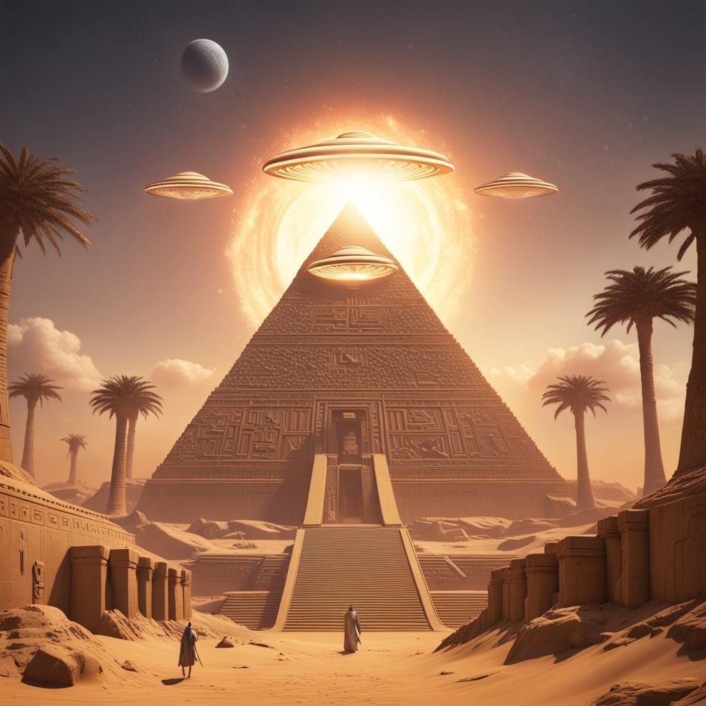 Ancient Astronauts Theory - AI Generated Artwork - NightCafe Creator