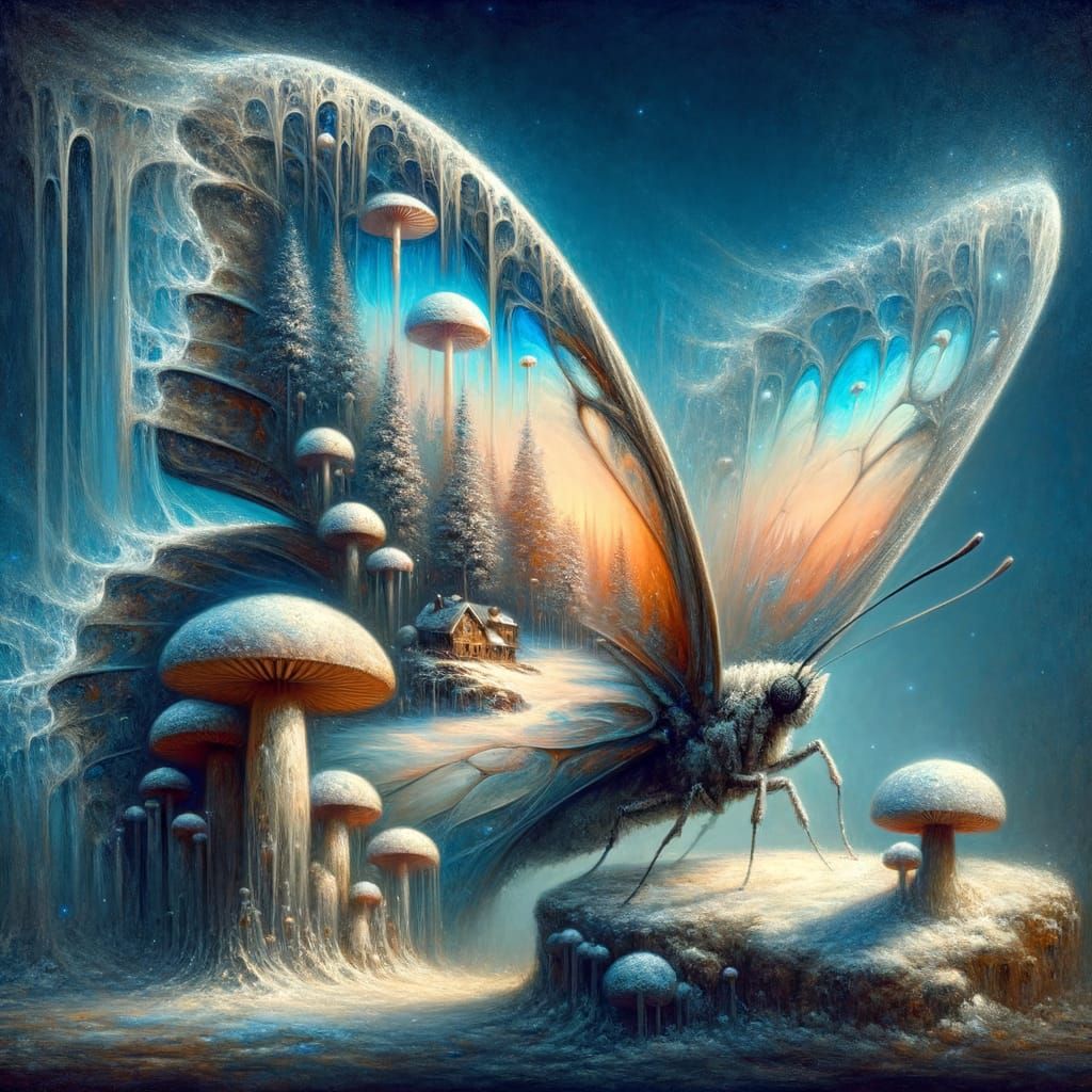 Translucent Butterfly Wings