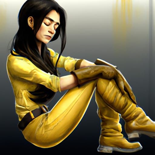 Girl in yellow - AI Generated Artwork - NightCafe Creator