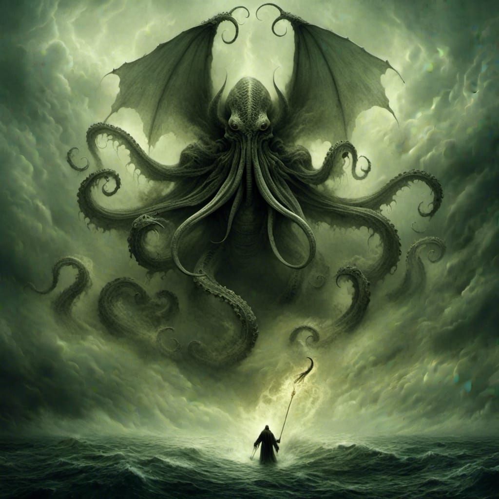 Cthulhu - AI Generated Artwork - NightCafe Creator