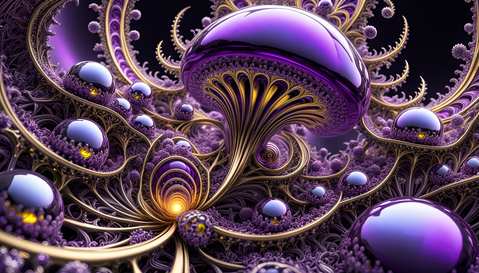 Fractal Abstraction 168 - AI Generated Artwork - NightCafe Creator