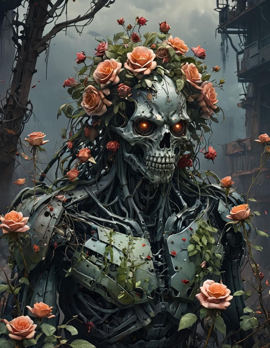 sad watercolor artwork weeping plant creature overgrown with of a ...