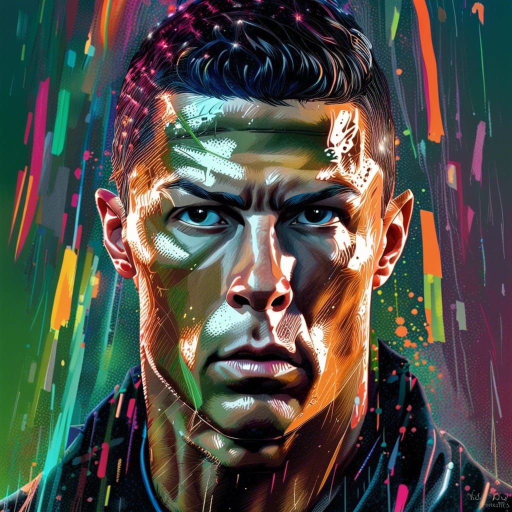 Cristiano Ronaldo - AI Generated Artwork - NightCafe Creator