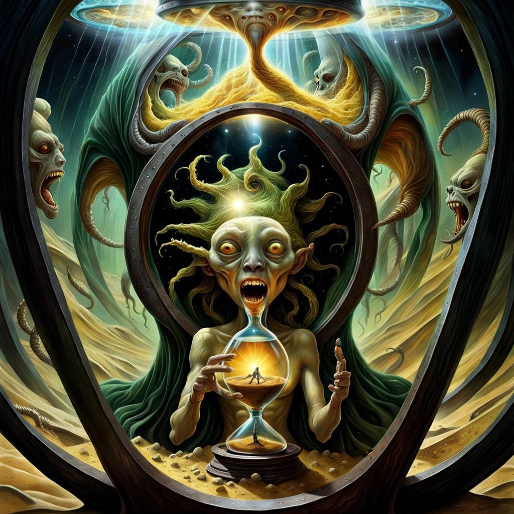 Alien Time Lord - AI Generated Artwork - NightCafe Creator