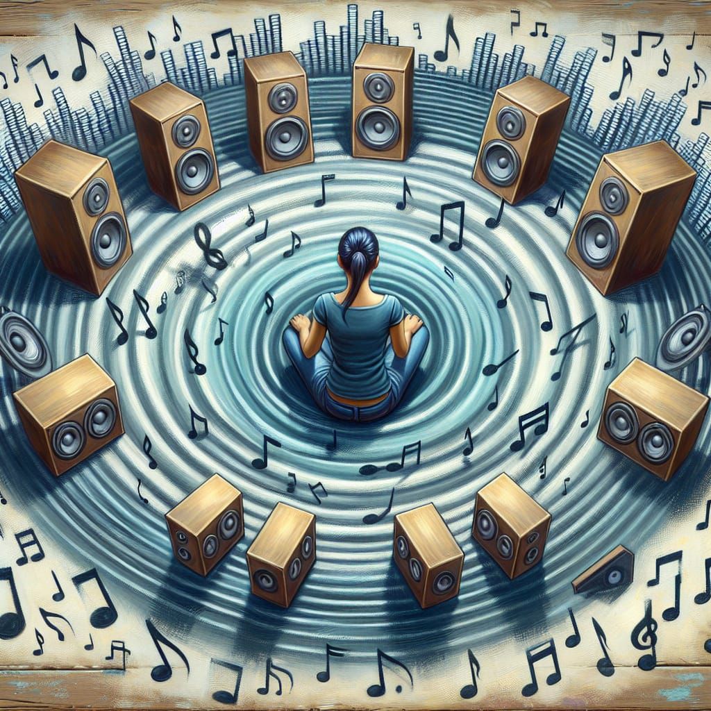 Surround sound. - AI Generated Artwork - NightCafe Creator