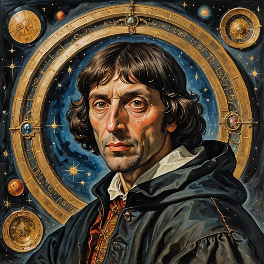 Self-portrait of Nicolaus Copernicus - AI Generated Artwork - NightCafe ...