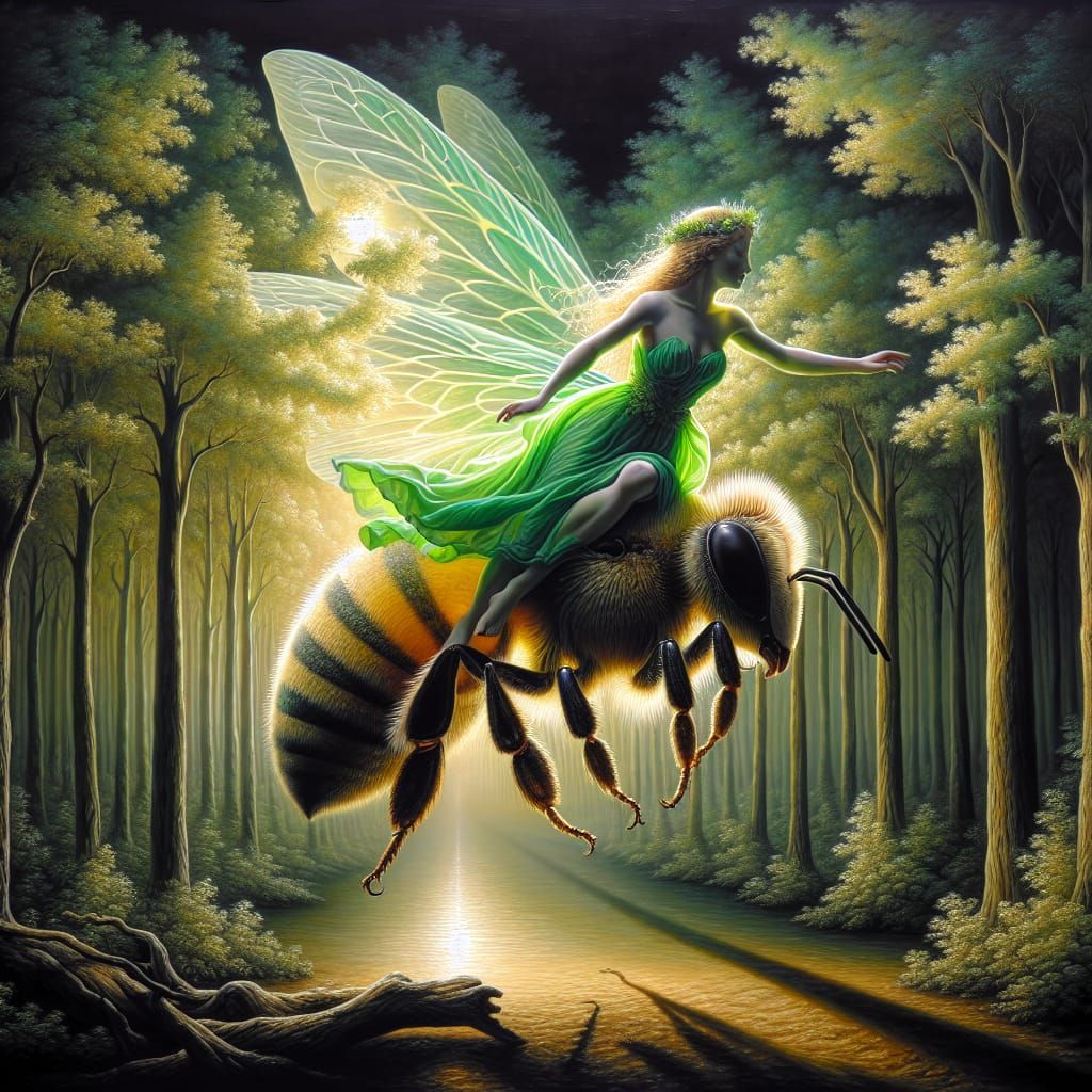 Bee Rider - AI Generated Artwork - NightCafe Creator