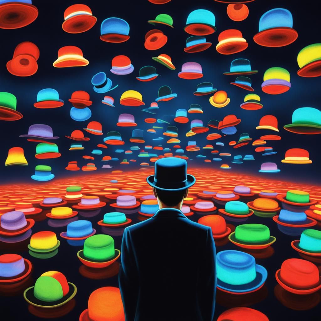 Hats, lots of hats. - AI Generated Artwork - NightCafe Creator