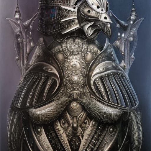 Avian armor - AI Generated Artwork - NightCafe Creator