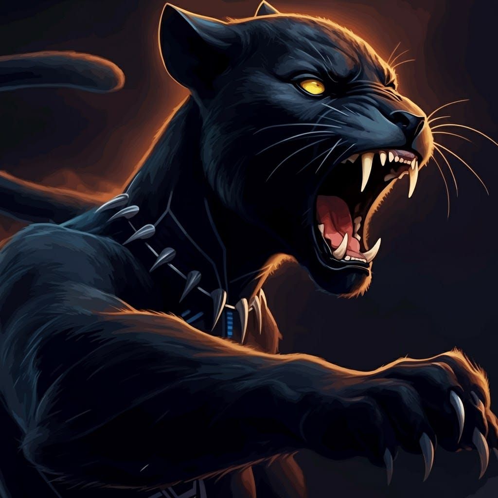 Genetically Modified Black Panther.