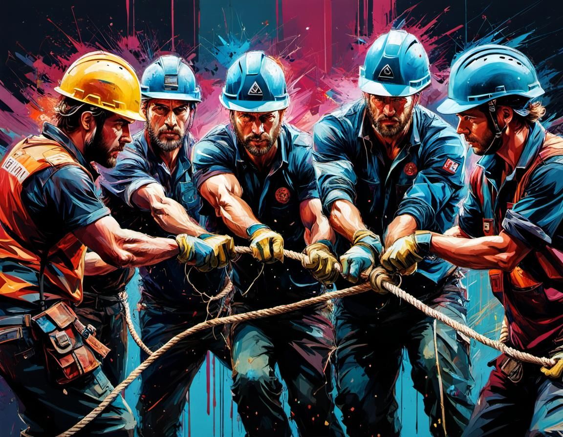 Teamwork - AI Generated Artwork - NightCafe Creator