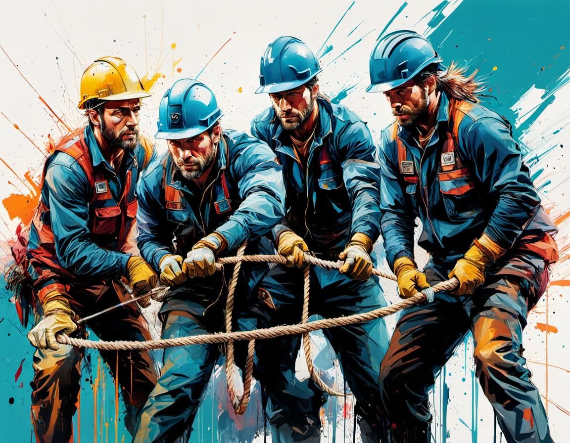 Teamwork - AI Generated Artwork - NightCafe Creator