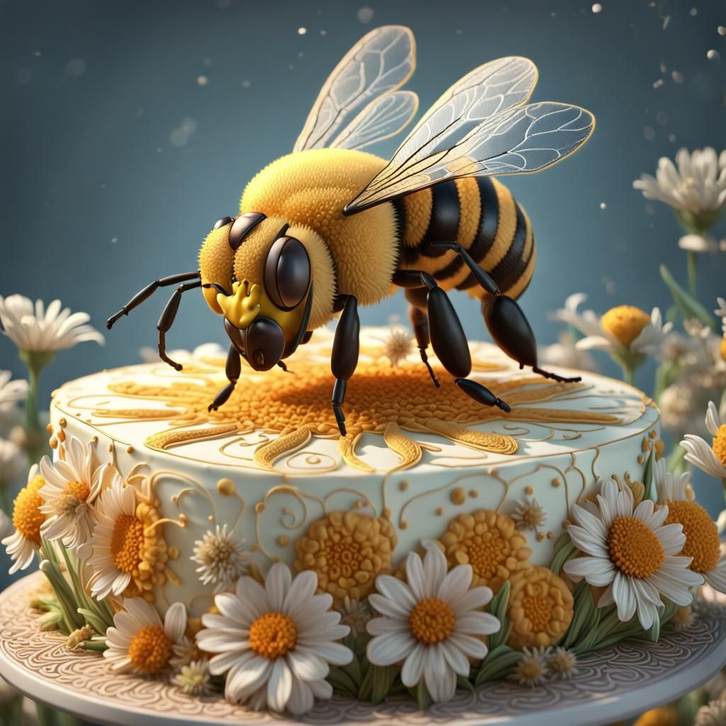 Pollen Cake - AI Generated Artwork - NightCafe Creator