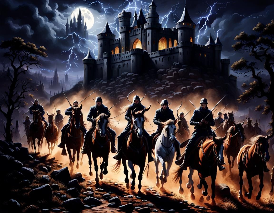 Night Riders - AI Generated Artwork - NightCafe Creator