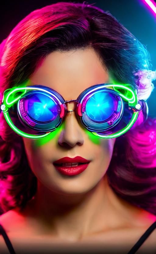 Neon punk - AI Generated Artwork - NightCafe Creator
