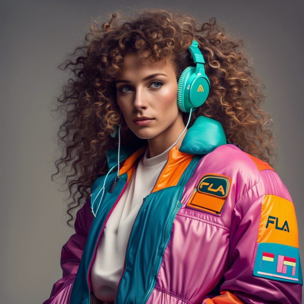 1980s girl - AI Generated Artwork - NightCafe Creator