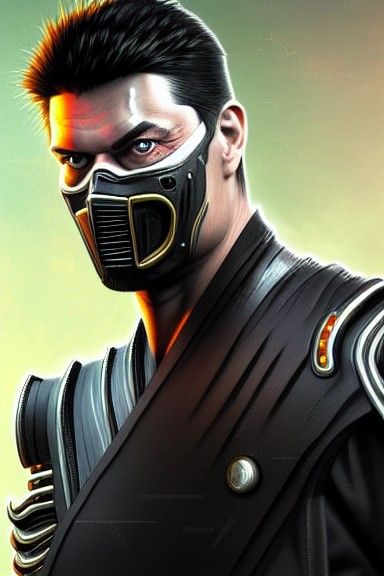 Karl Urban as Shirai Ryu ninja (Mortal Kombat) - AI Generated Artwork ...