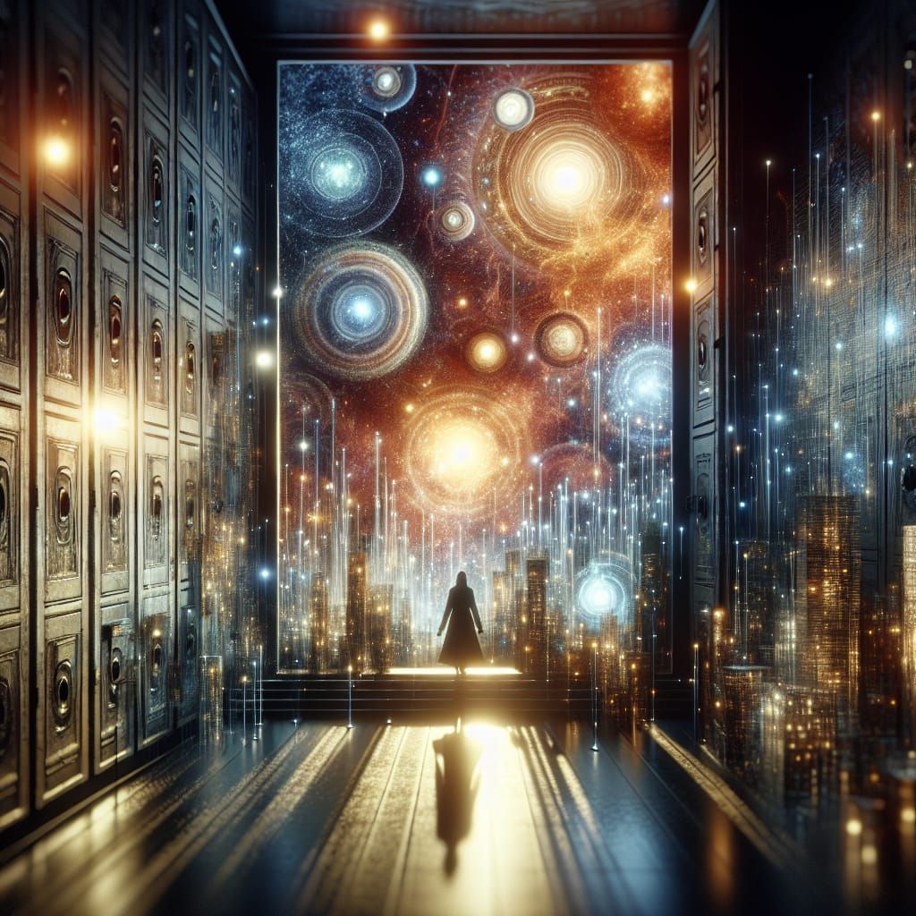 The merging of the universes….. - AI Generated Artwork - NightCafe Creator