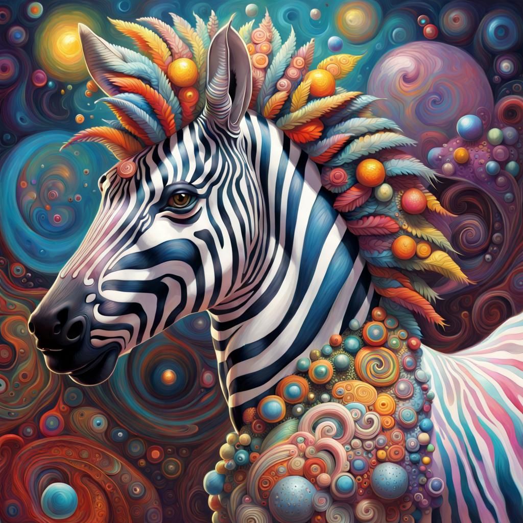 Zebra - AI Generated Artwork - NightCafe Creator