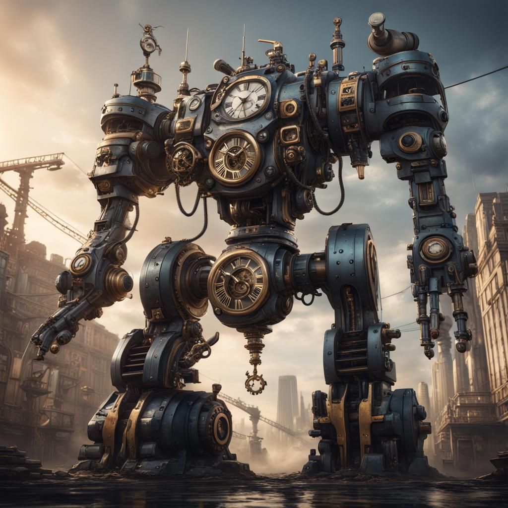 Clock-in bot - AI Generated Artwork - NightCafe Creator