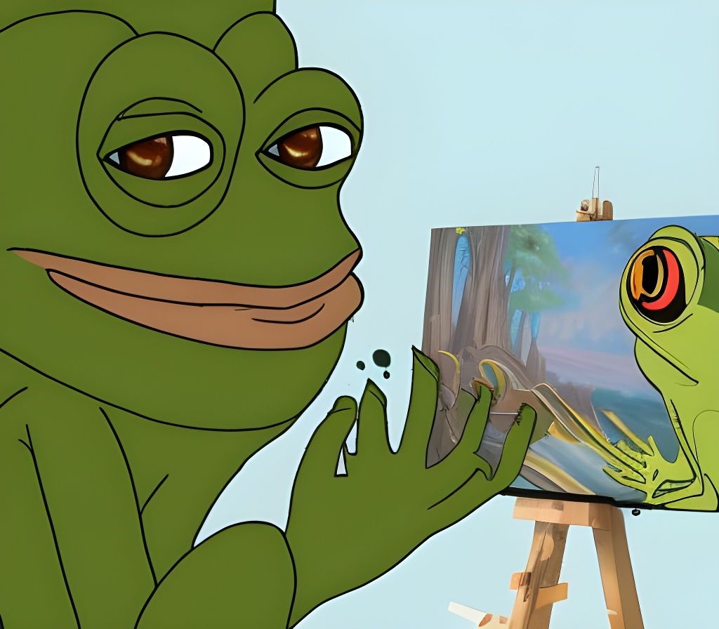 Proud Pepe - AI Generated Artwork - NightCafe Creator