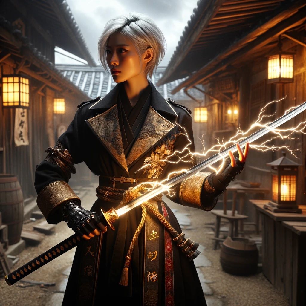 Saito Iyo, Shao'lin Bladesinger - AI Generated Artwork - NightCafe Creator