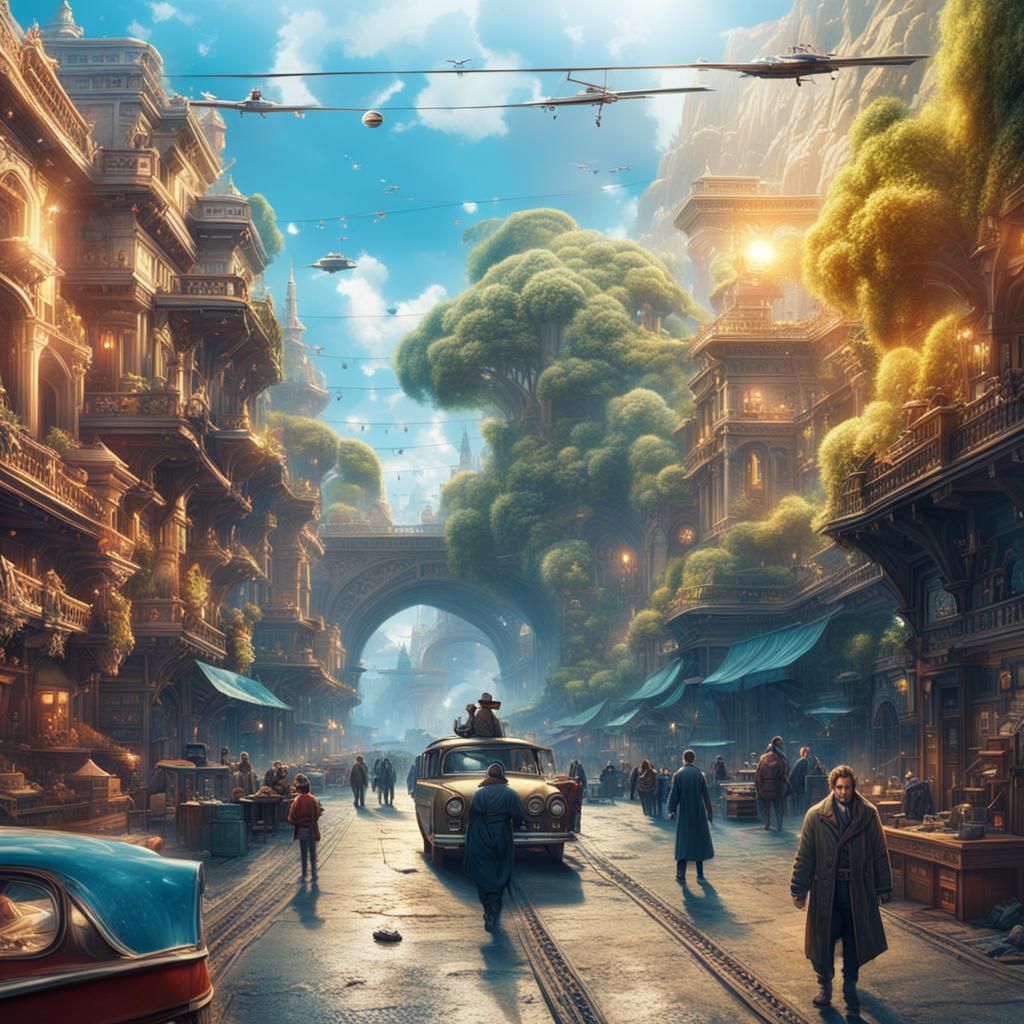 Scenes Within Scenes - AI Generated Artwork - NightCafe Creator