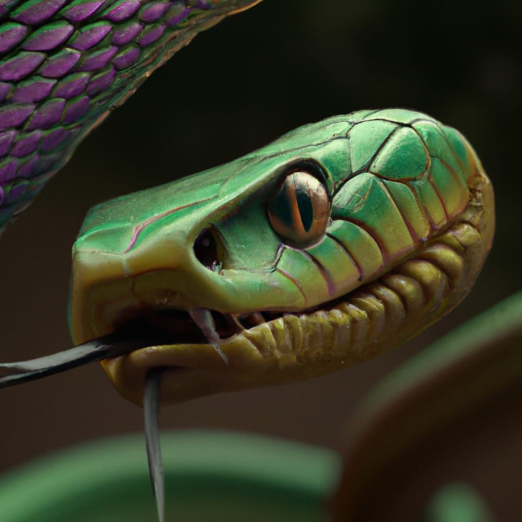 Green Mamba - AI Generated Artwork - NightCafe Creator