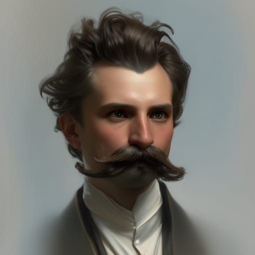 Mustache - AI Generated Artwork - NightCafe Creator