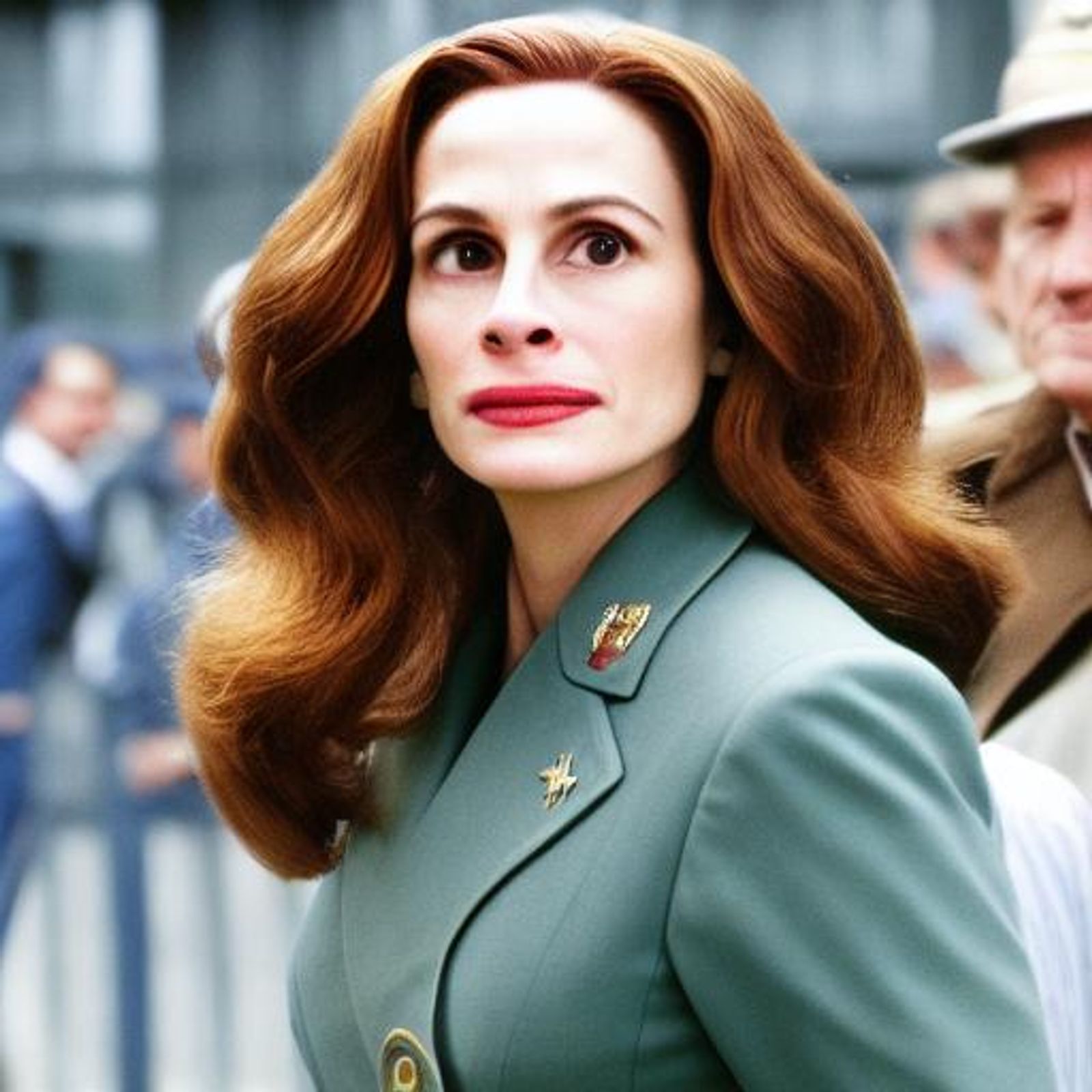 Julia roberts as Agent Peggy Carter - AI Generated Artwork - NightCafe ...