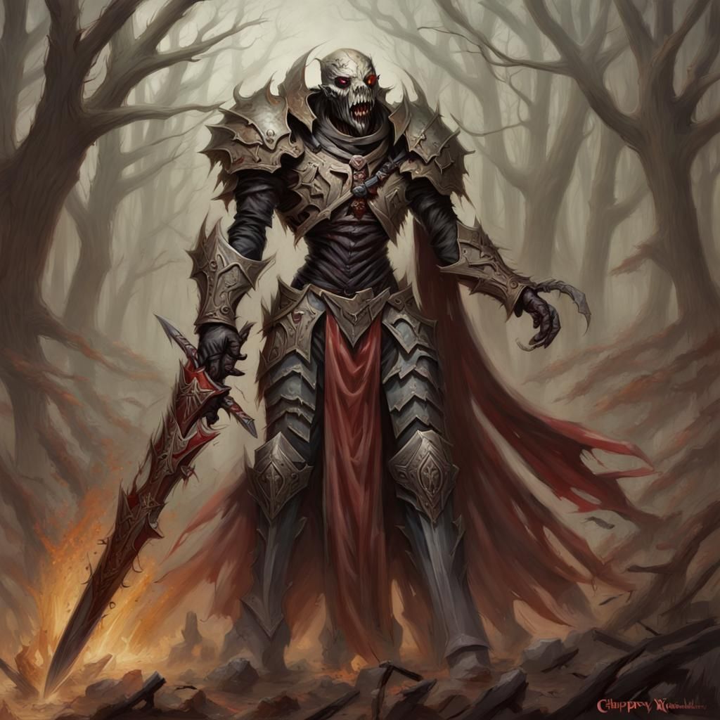 Large Zombie Knight - AI Generated Artwork - NightCafe Creator